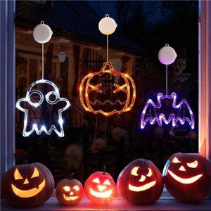 Holiday | Halloween Decorations 3 Pack Orange Pumpkin White Ghost ...